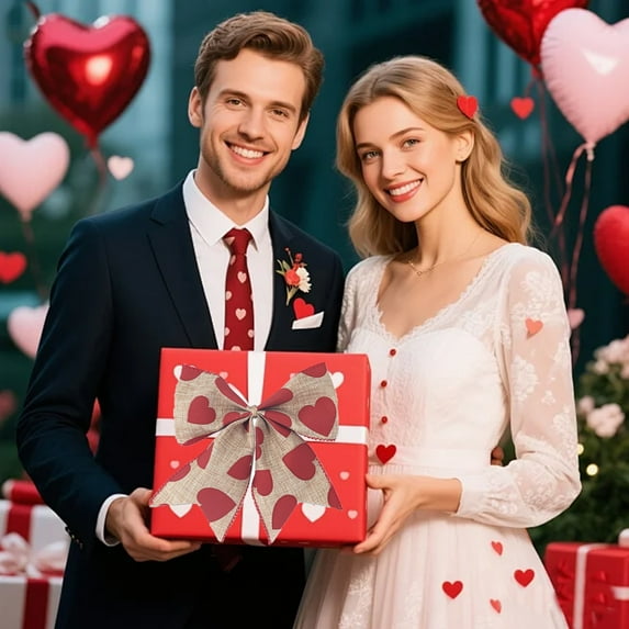 Heart Bow Pendant Decor - Festive Party Decoration, Versatile Hanging ...