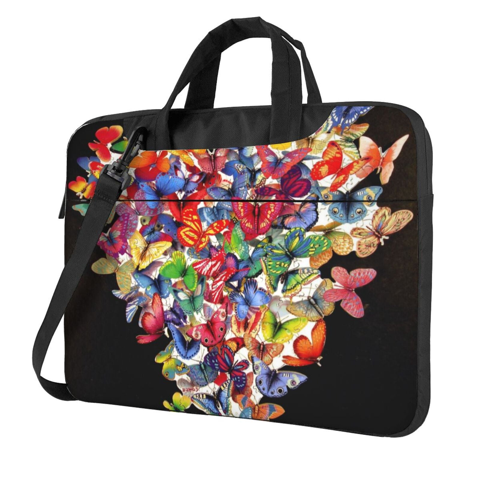 Heart Butterfly Sleek Durable Laptop Bag Laptop Case Computer Notebook ...