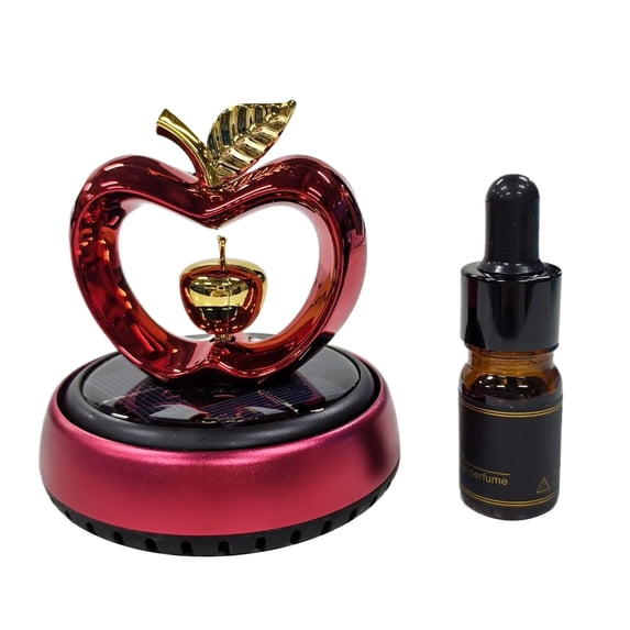 Heart Car Interior Solar Fragrances Ornament with flower Fragrances ...