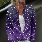 Heart Cardigan Sweaters for Women Button Down Open Front Sweater Fall ...