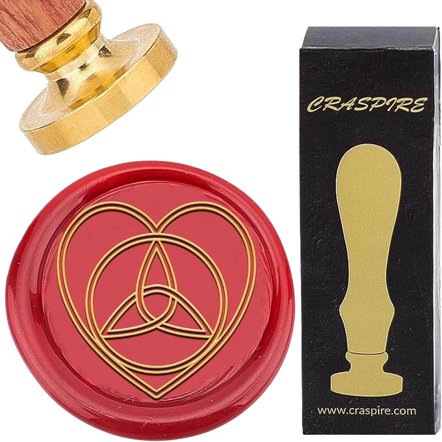 Heart Celtic Knot Wax Seal Stamp Valentine's Day Sealing Wax Stamps ...