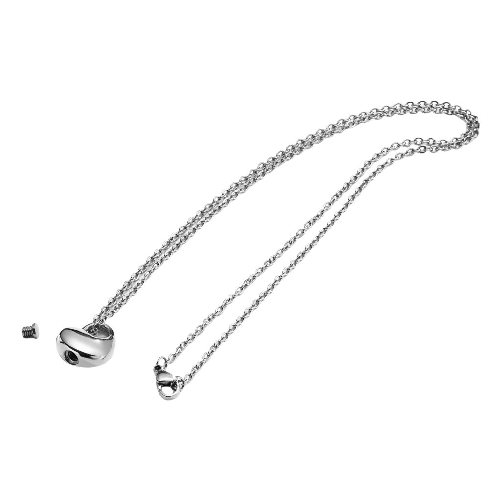 Heart Charm Necklace Ashes Vessel Ashes Necklace for Pet Urn Carry ...