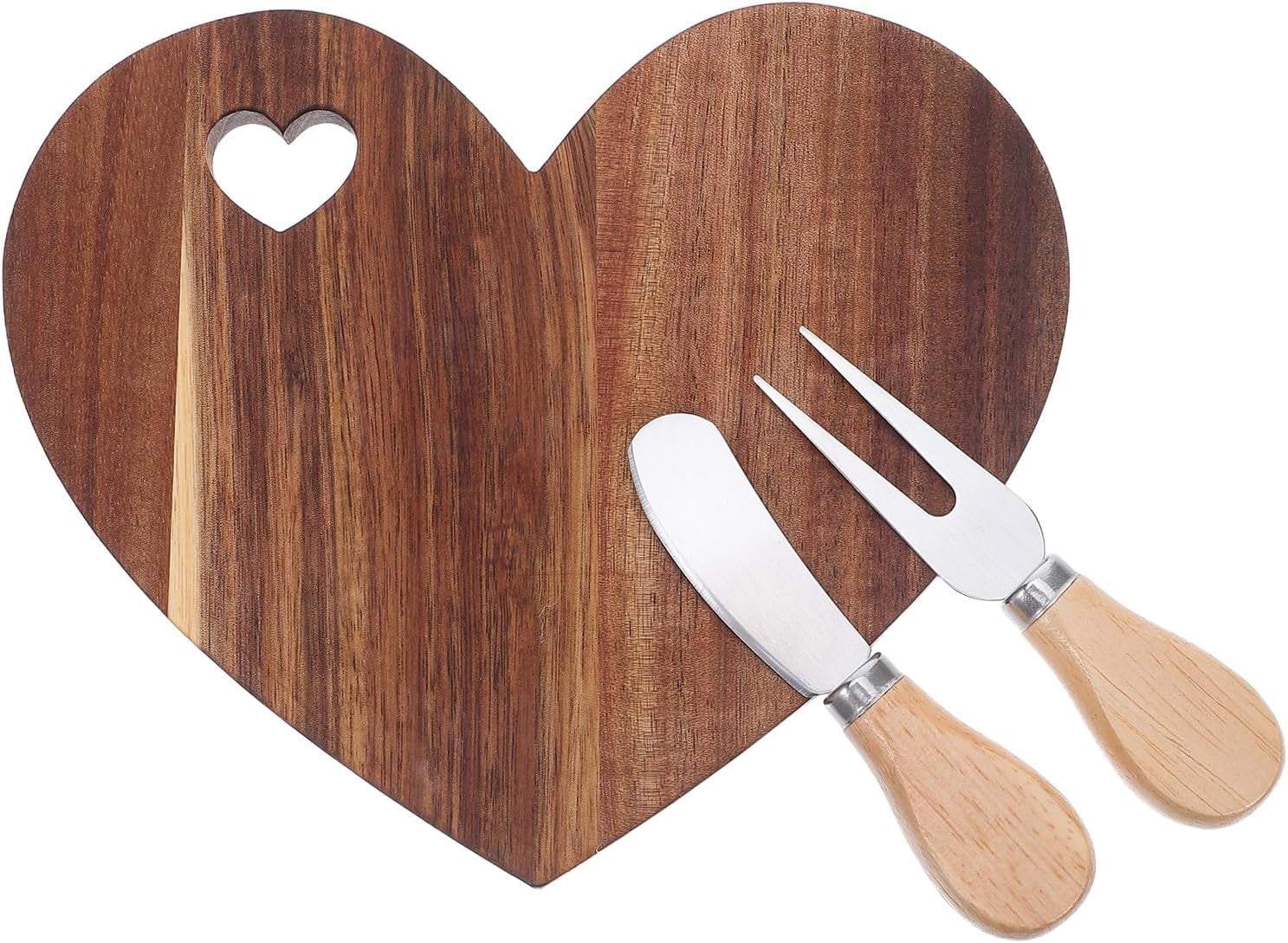 Heart Cheese Board Solid Wood Mini Charcuterie Board, Valentines Day ...