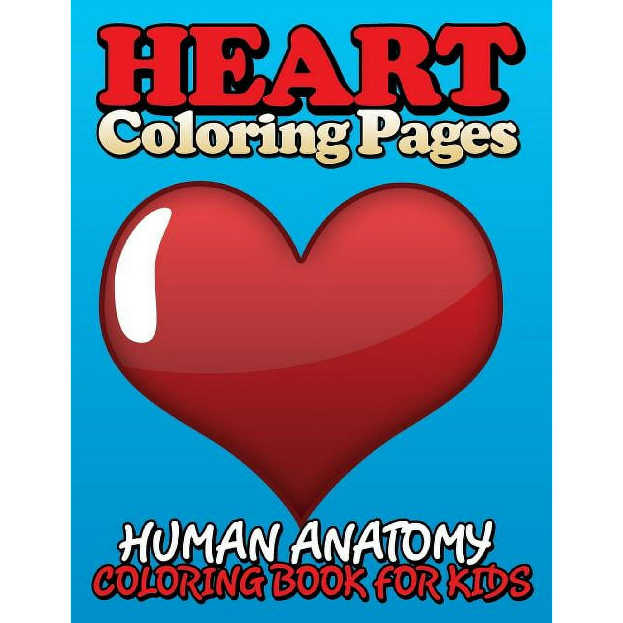 Human Heart Anatomy Coloring Page