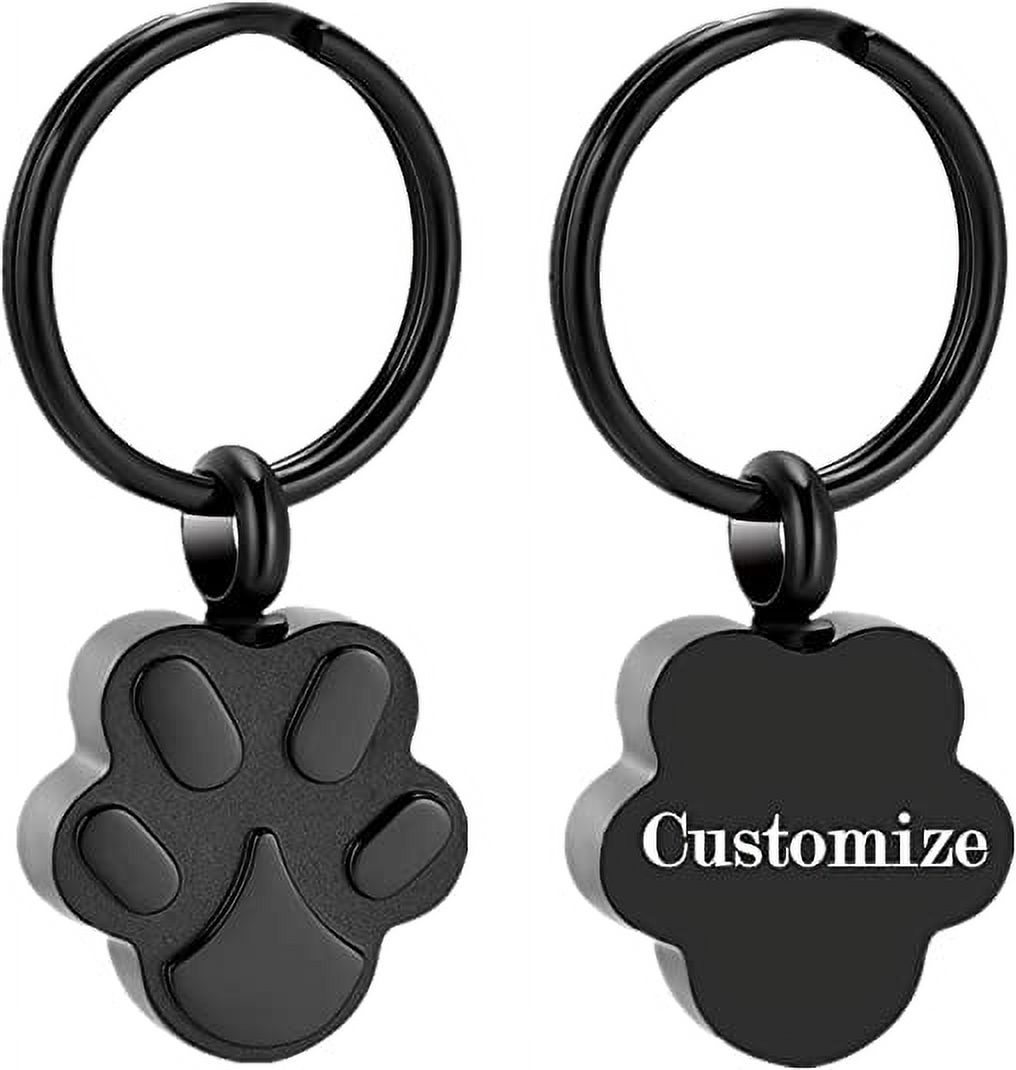 Pit Bull Face White Pet Dog Spinning Round Metal Key Chain Keychain ...