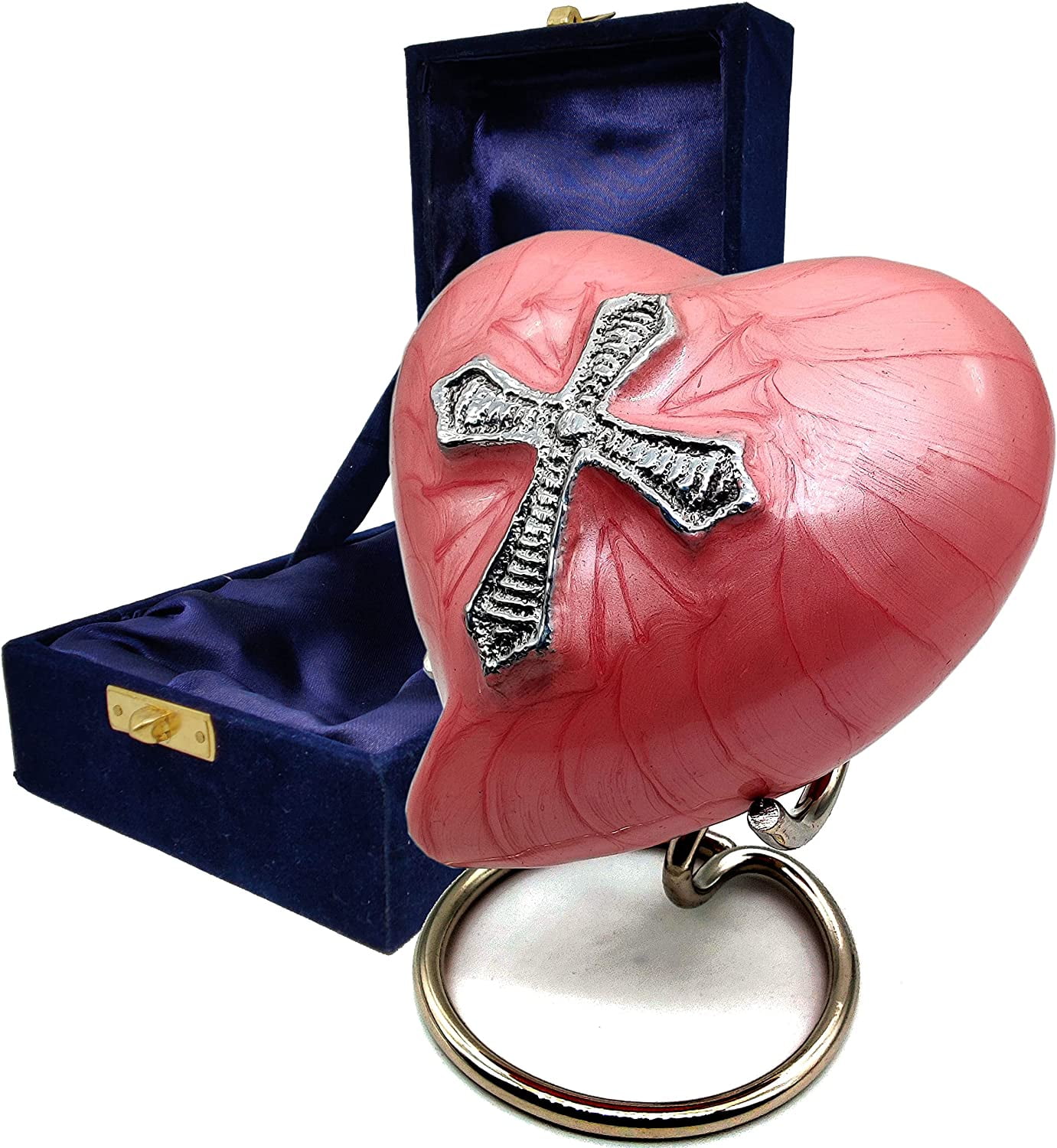 Heart Cremation Urn for Human Ashes Adult | Funeral Decorative ...