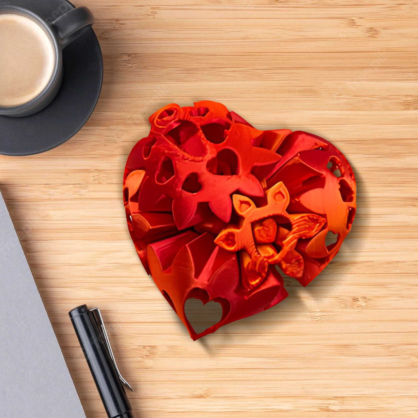 Heart Cutouts Paper Hearts Shaped Cards Large Heart Shapes Paper Heart ...
