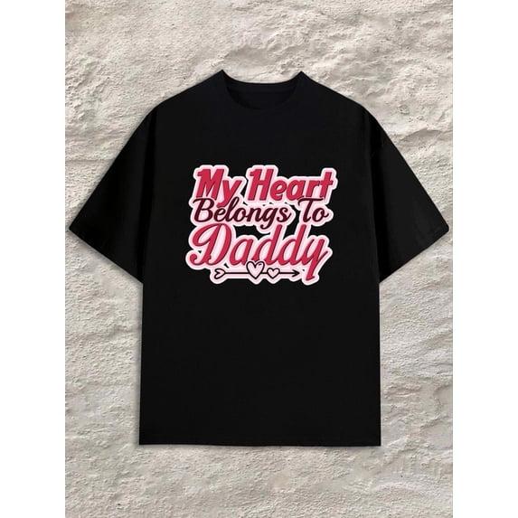 My Heart Daddy men's black Everyday wear, suitable for the office ...