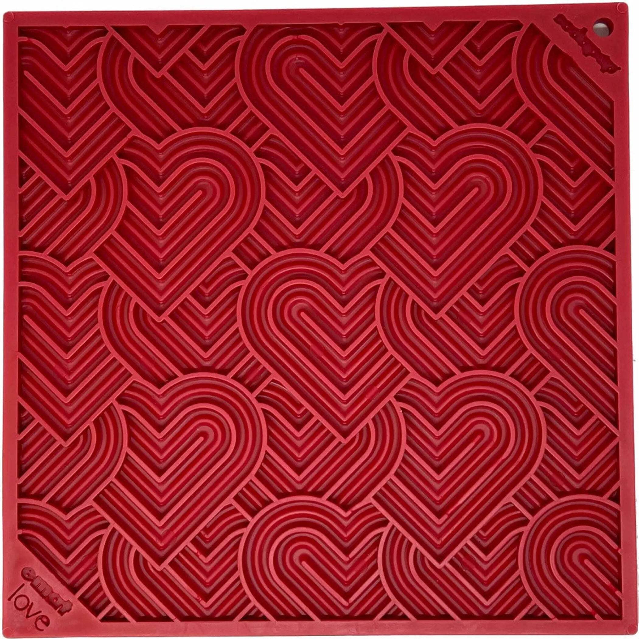 Heart Design "Love" eMat Enrichment Lick Mat - Walmart.com