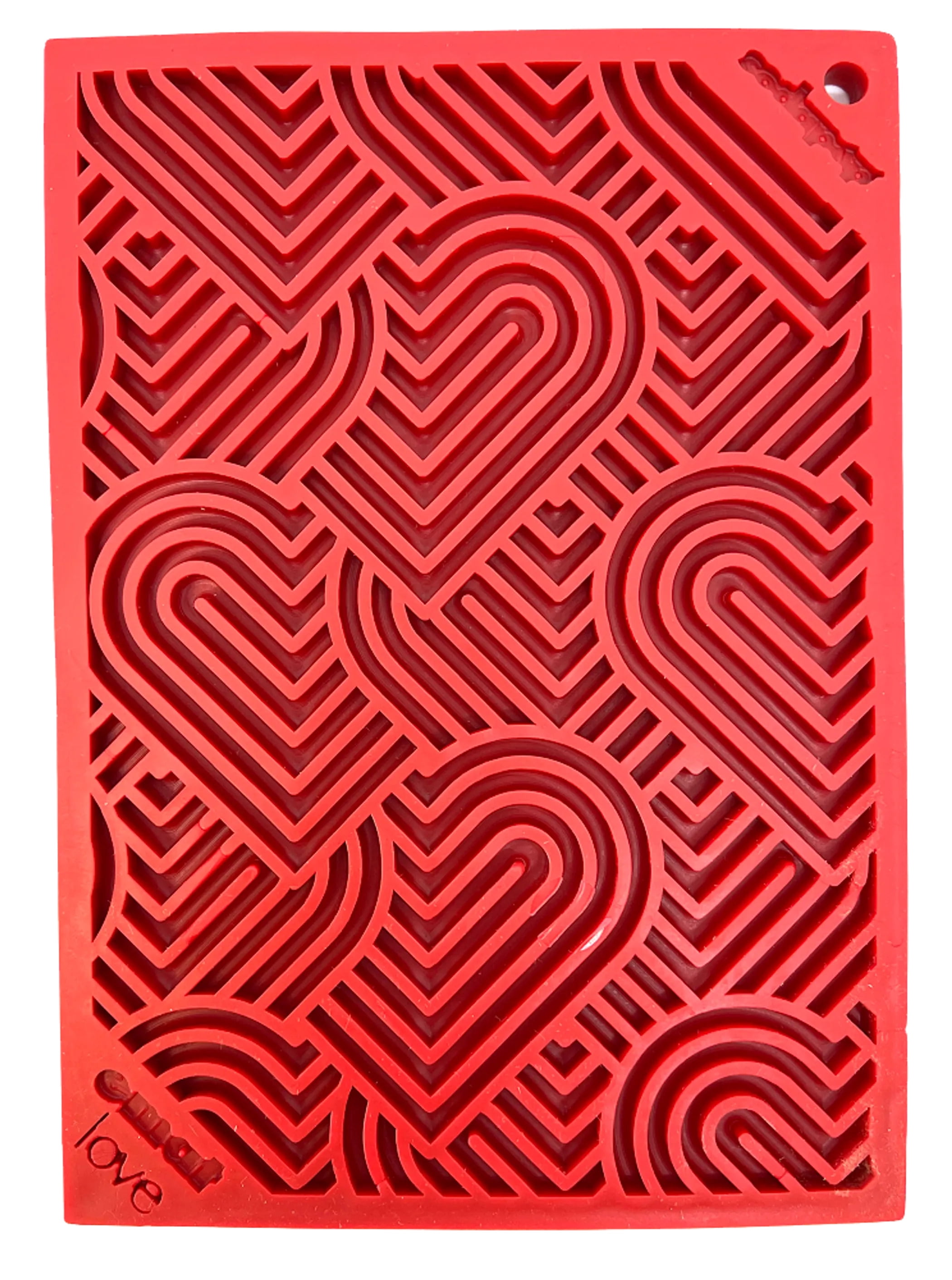 Heart Design "Love" eMat Enrichment Lick Mat - Walmart.com
