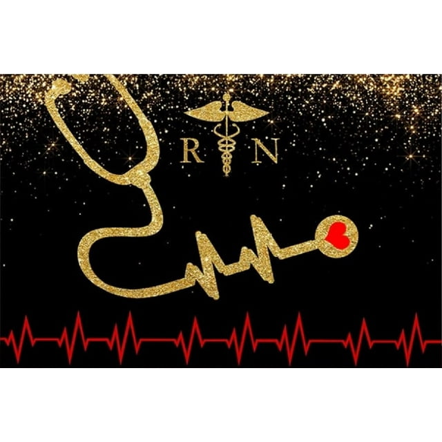 Heart Diagram Doctor And Nurse Angel Photography Backdrop Stethoscope ...