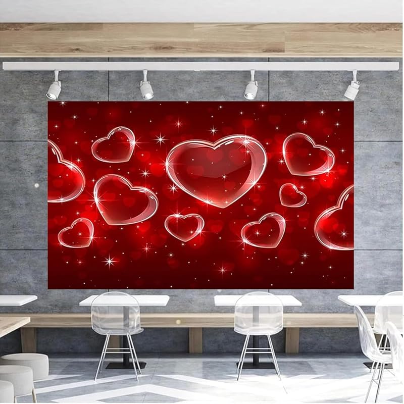 Heart Early 2000s Background for Photoshoot Late 90s Party Banner ...