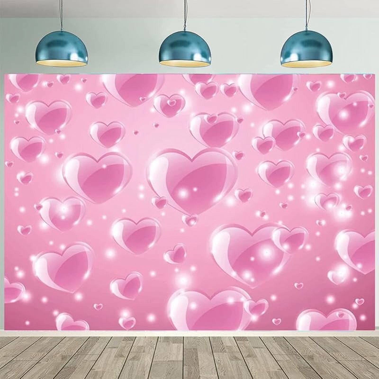 Heart Early 2000s Background for Photoshoot Late 90s Party Banner ...