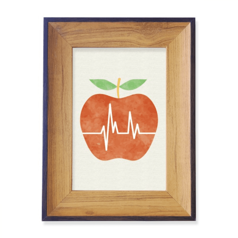 Heart Electrocardiogram Design Pattern Photo Frame Exhibition Display ...