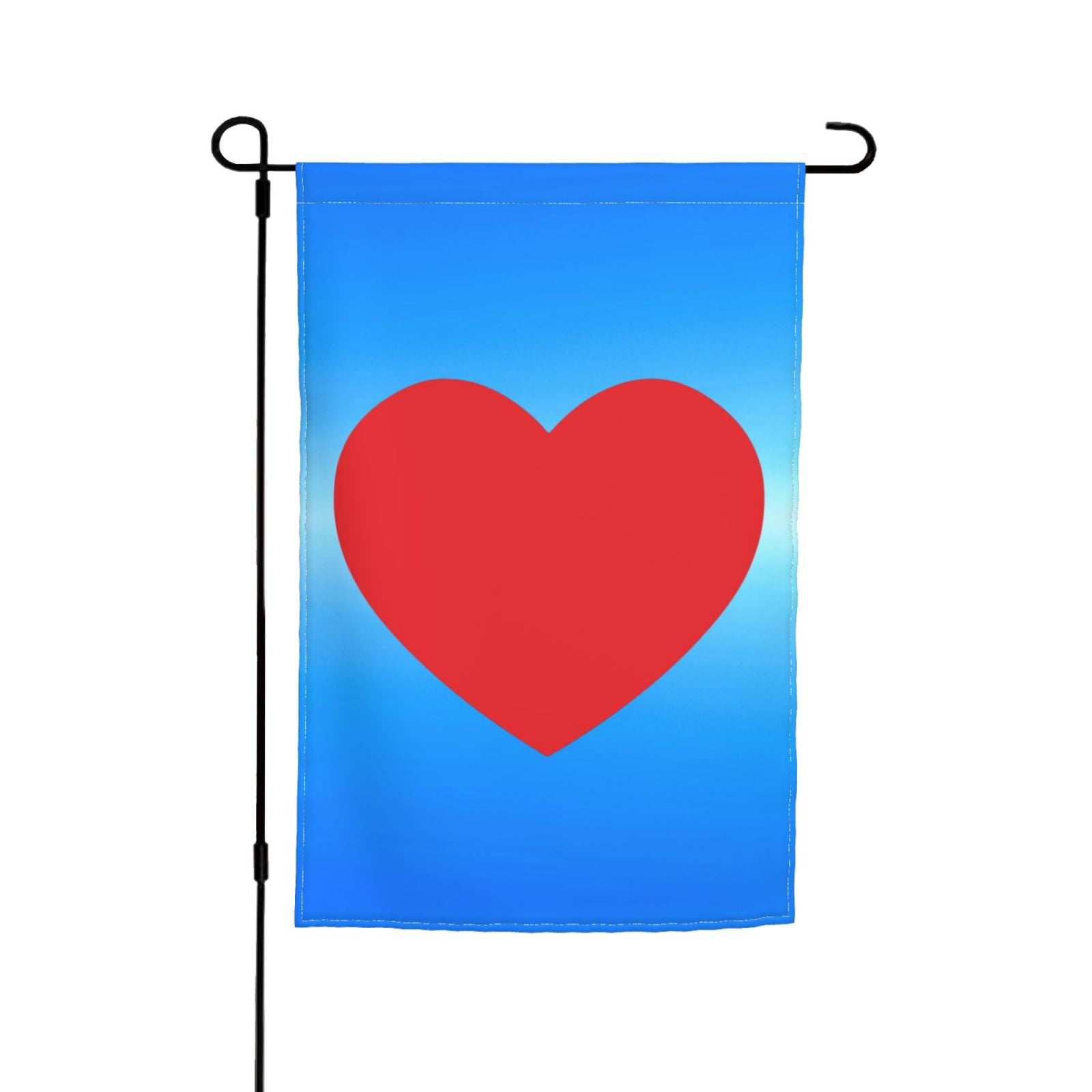 Heart Garden Flag 12x18 Inch, Double Sided Outside Sign Yard Flag ...