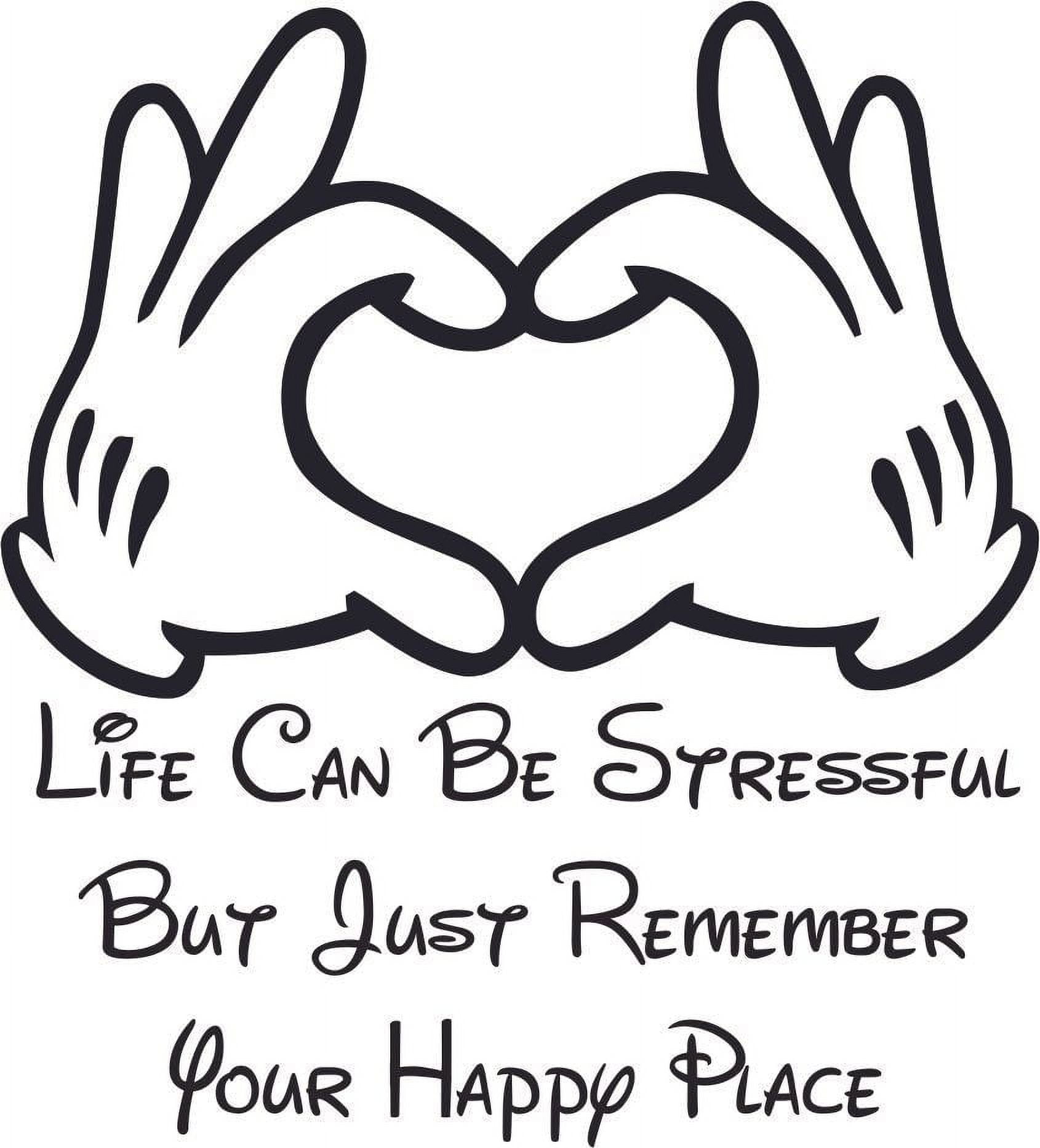 Design with Vinyl Heart Hand Silhouette Wall Decal & Sticker - Walmart.com