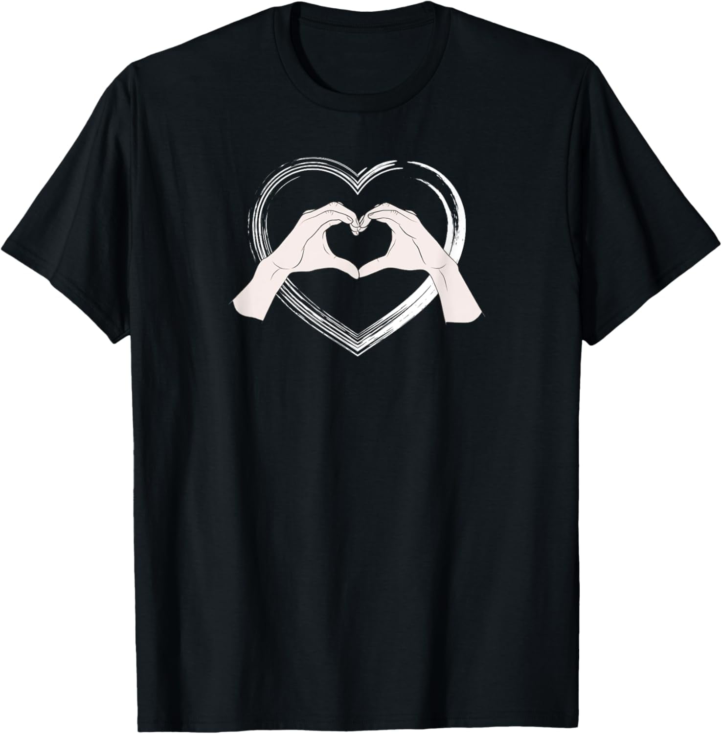 Heart Hands - Never be So Clever You Forget to be Kind Quote T-Shirt ...