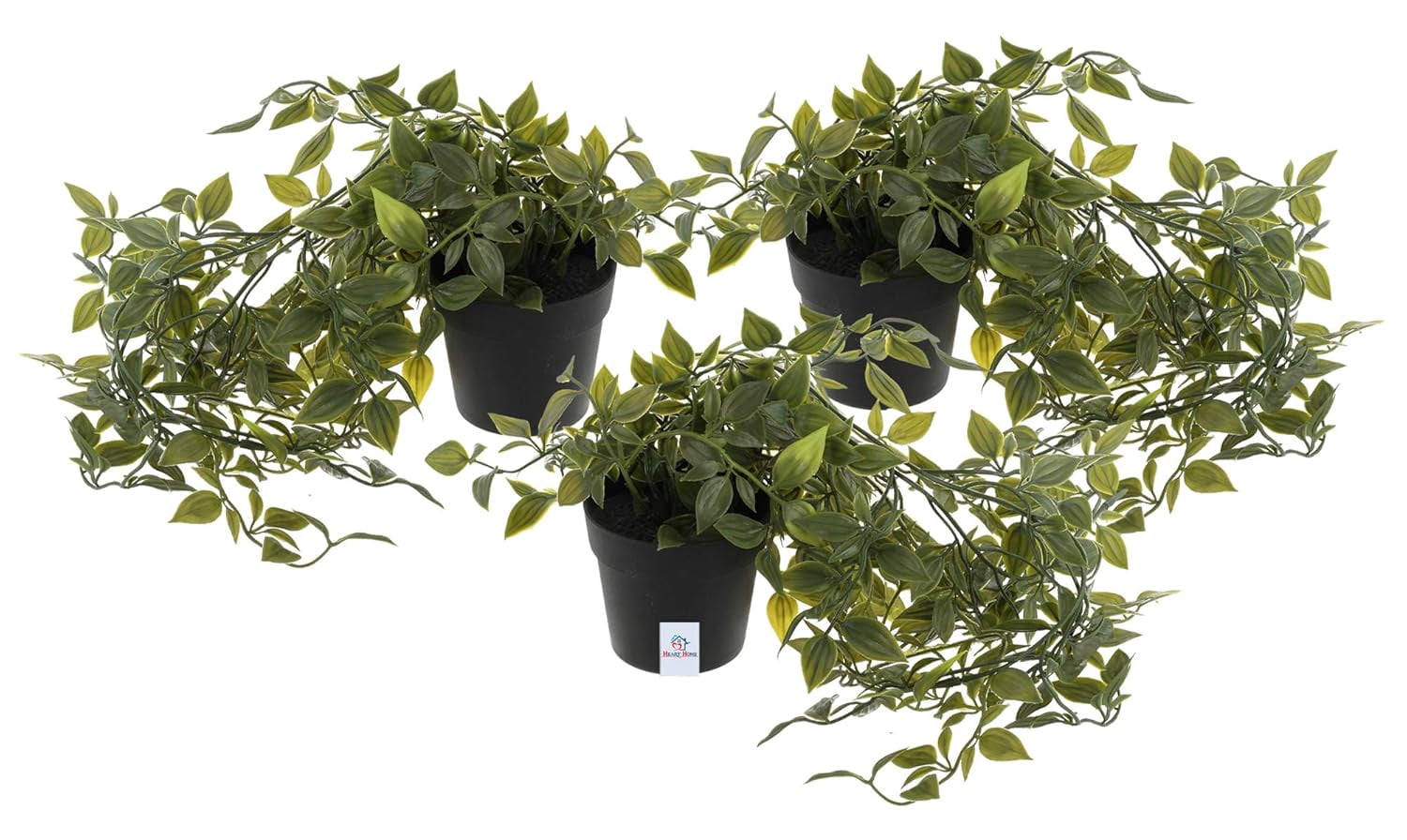 Heart Home Mini Plastic Potted Vine Plant for Home Office Decoration ...