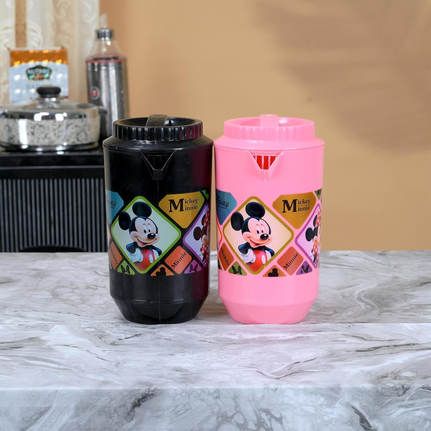 Heart Home Pack of 2 Water Jug 2 LTR Plastic Jug for Water Check Disney ...