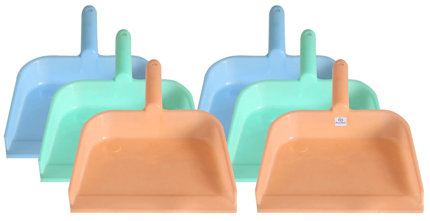 Heart Home Plastic Lightweight 10 Dustpan With Comfort Grip Handle for ...