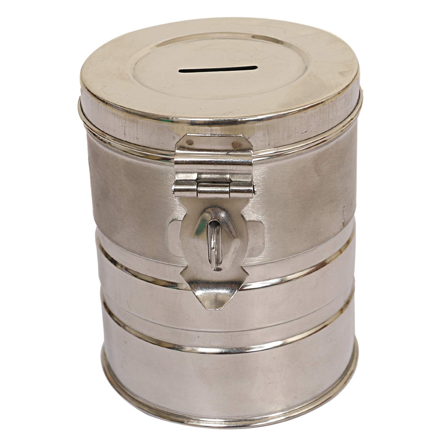 Heart Home Stainless Steel CoinMoney Bank Container Silver CTHH010482 ...