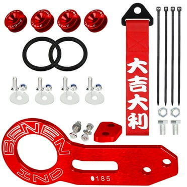 Sparco Racing 01637RS Universal Tow Strap/Tow Hook Ribbon Red (REPLACES ...