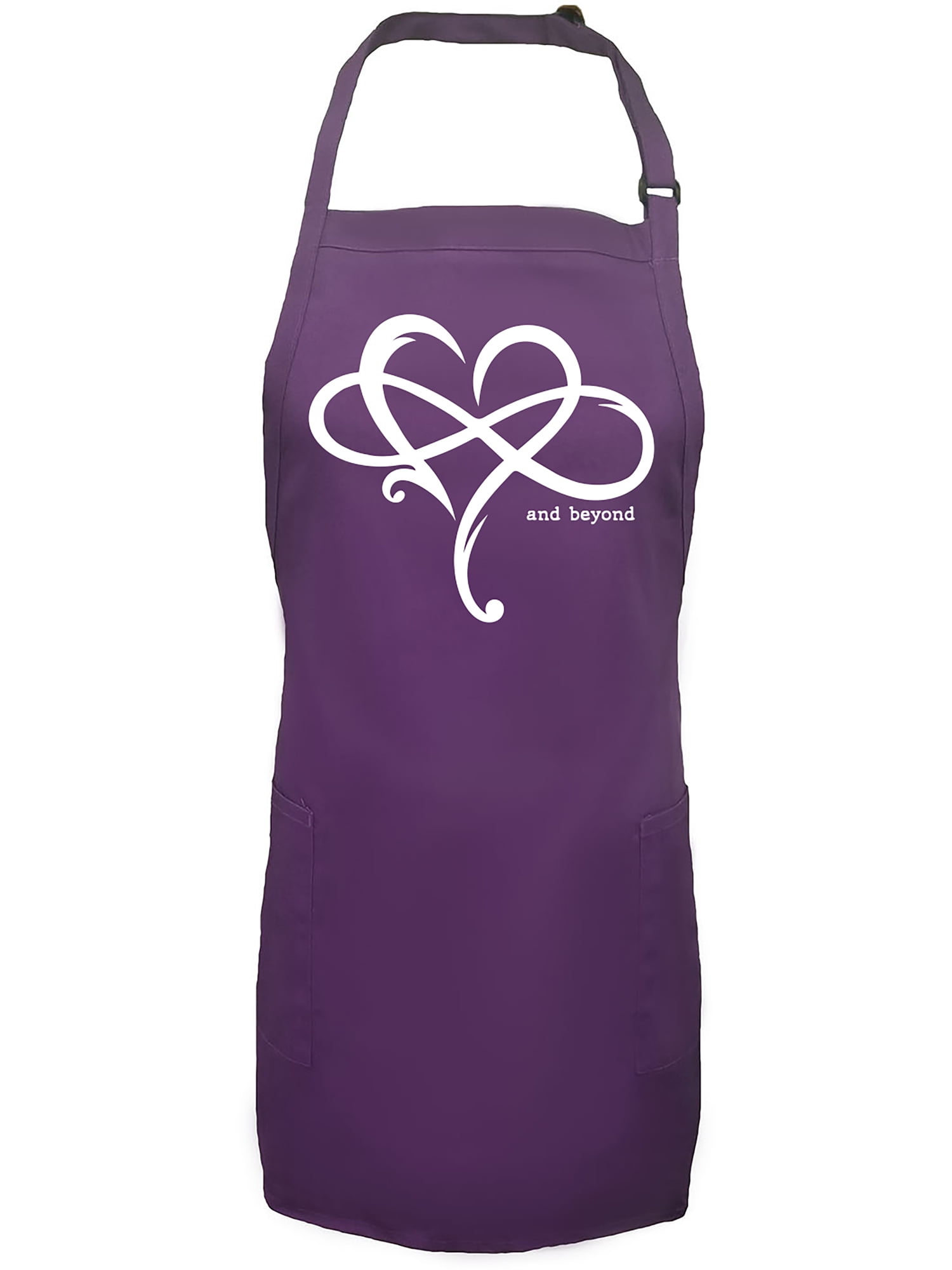 Heart Infinity and Beyond Apron with 2 patch pockets - Walmart.com