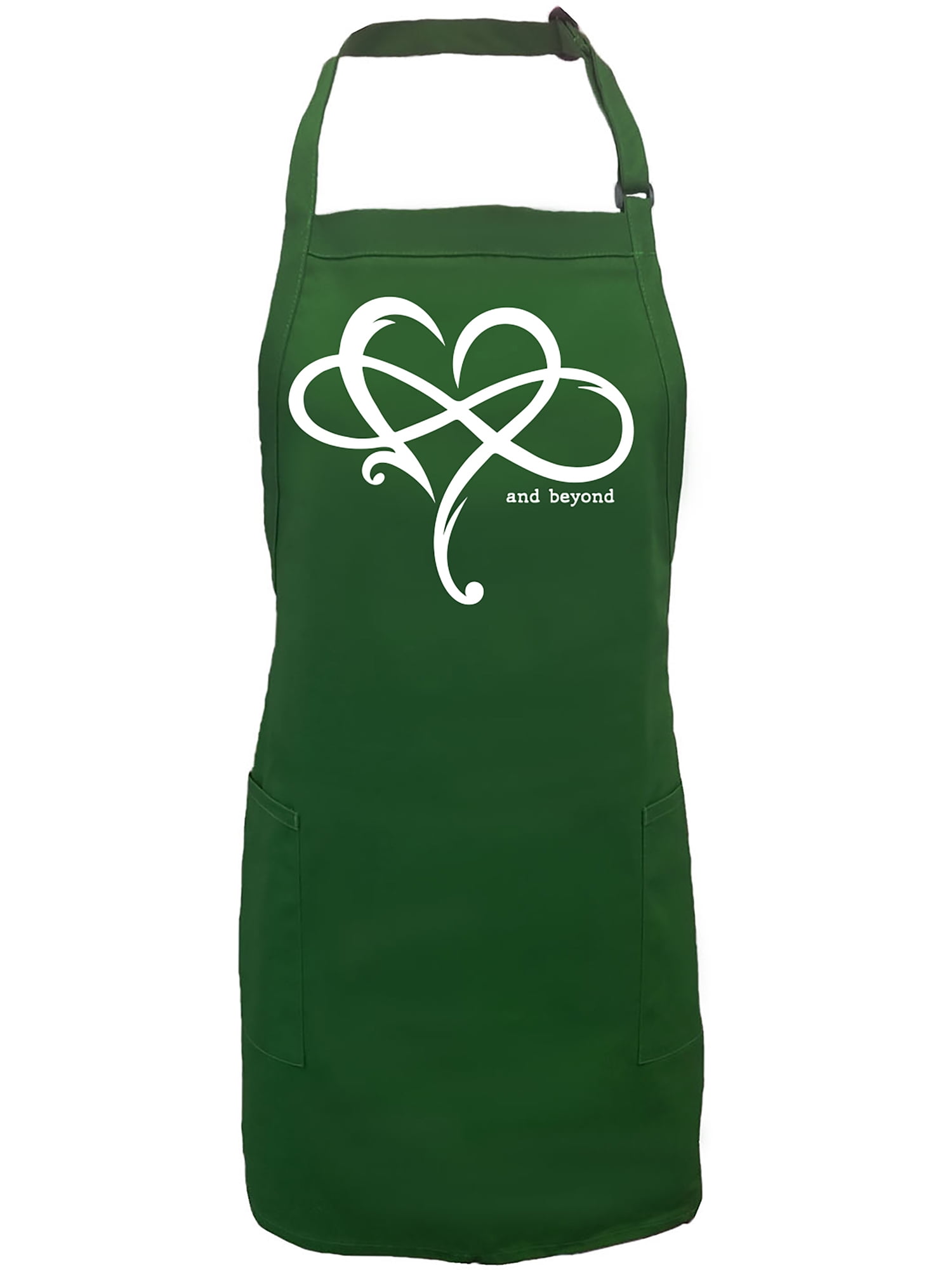 Heart Infinity and Beyond Apron with 2 patch pockets - Walmart.com