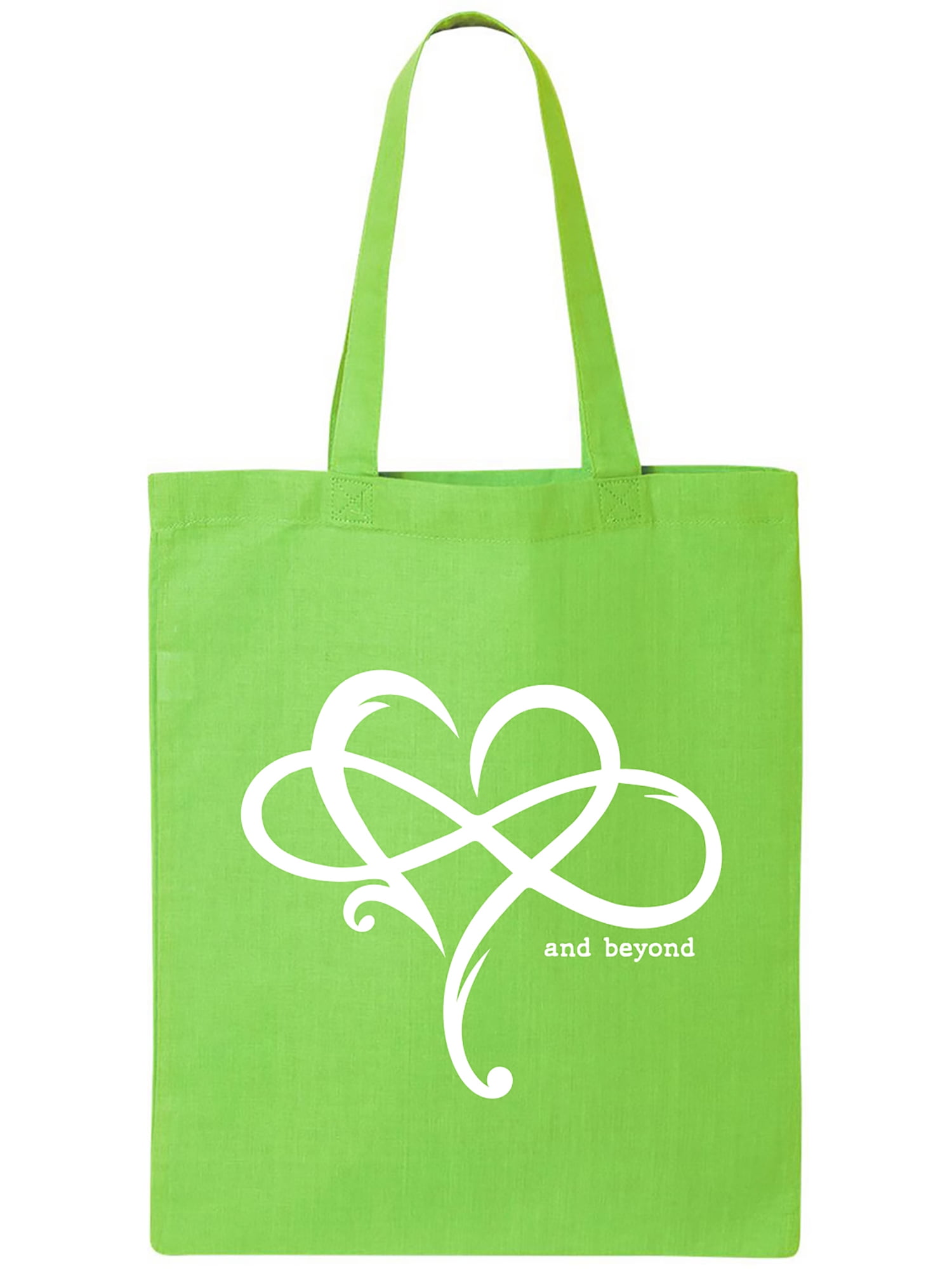 Heart Infinity and Beyond Cotton Canvas Tote Bag - Walmart.com