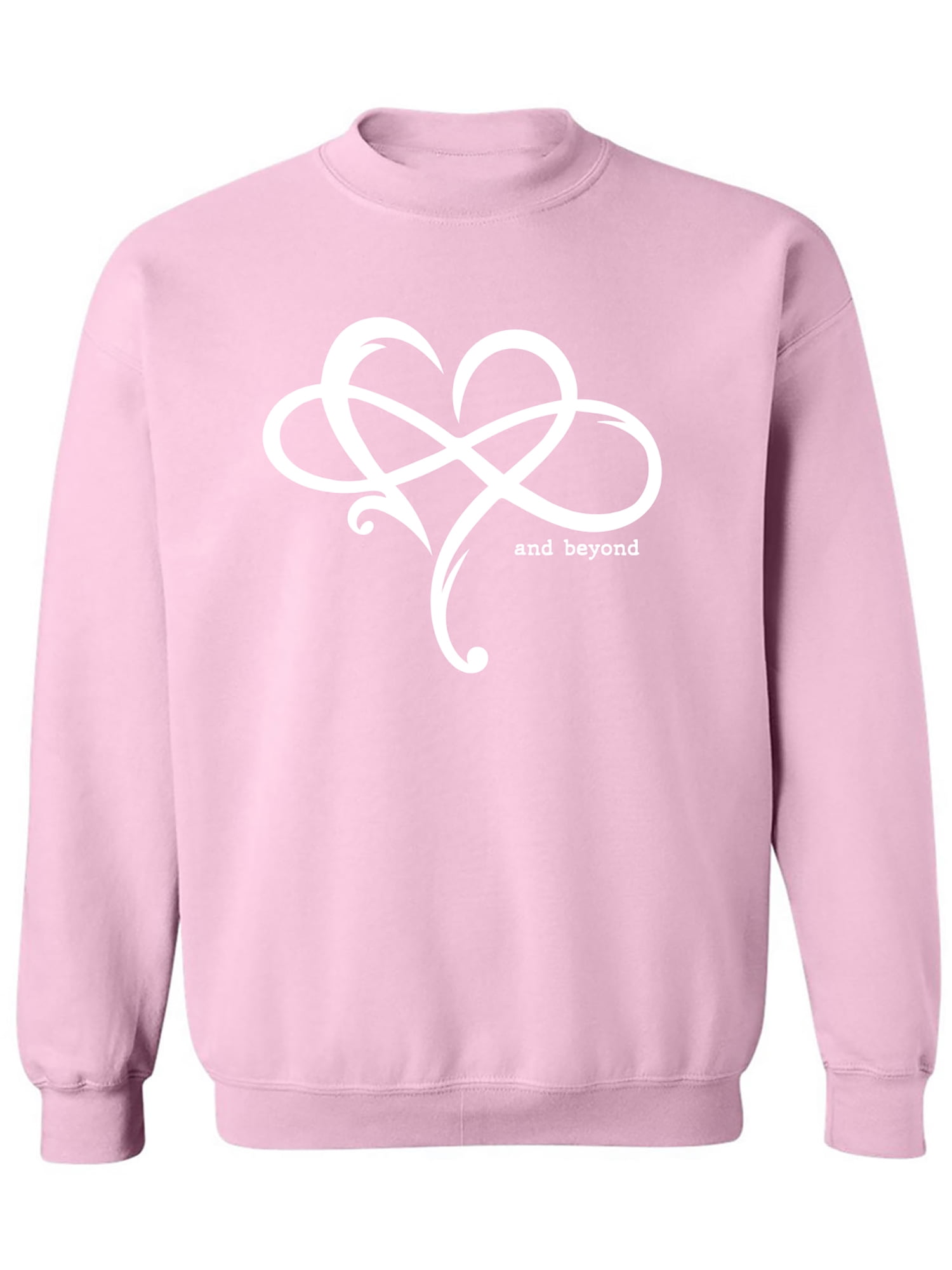Heart Infinity and Beyond Crewneck Sweatshirt - Walmart.com