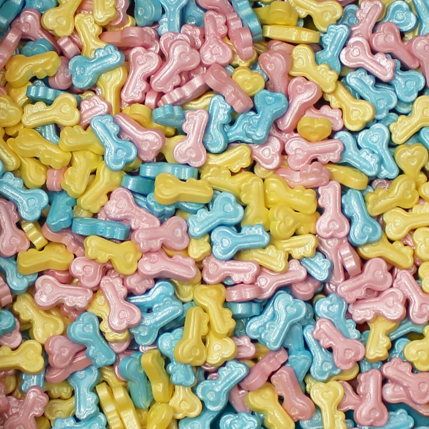 Heart Key Shaped Sprinkles (1/2 Cup, 1x Jar) Candy Decor for Cakes ...