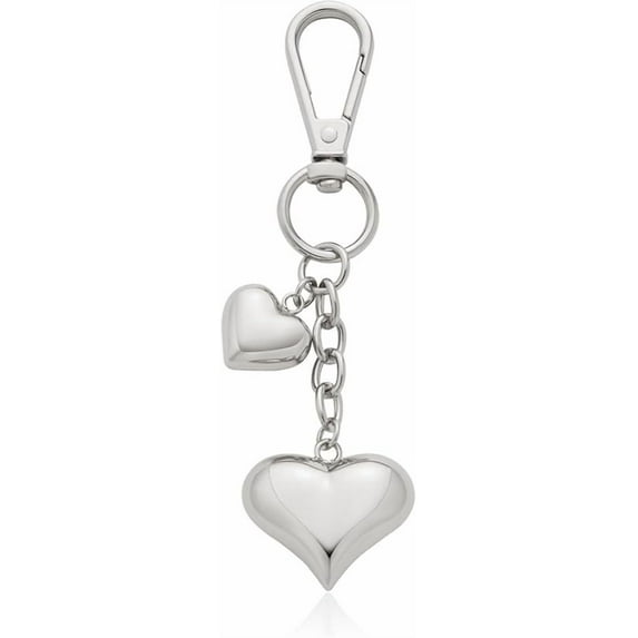 Heart KeyChain for Women Bagchain Gold Silver Fashion Keychains ...