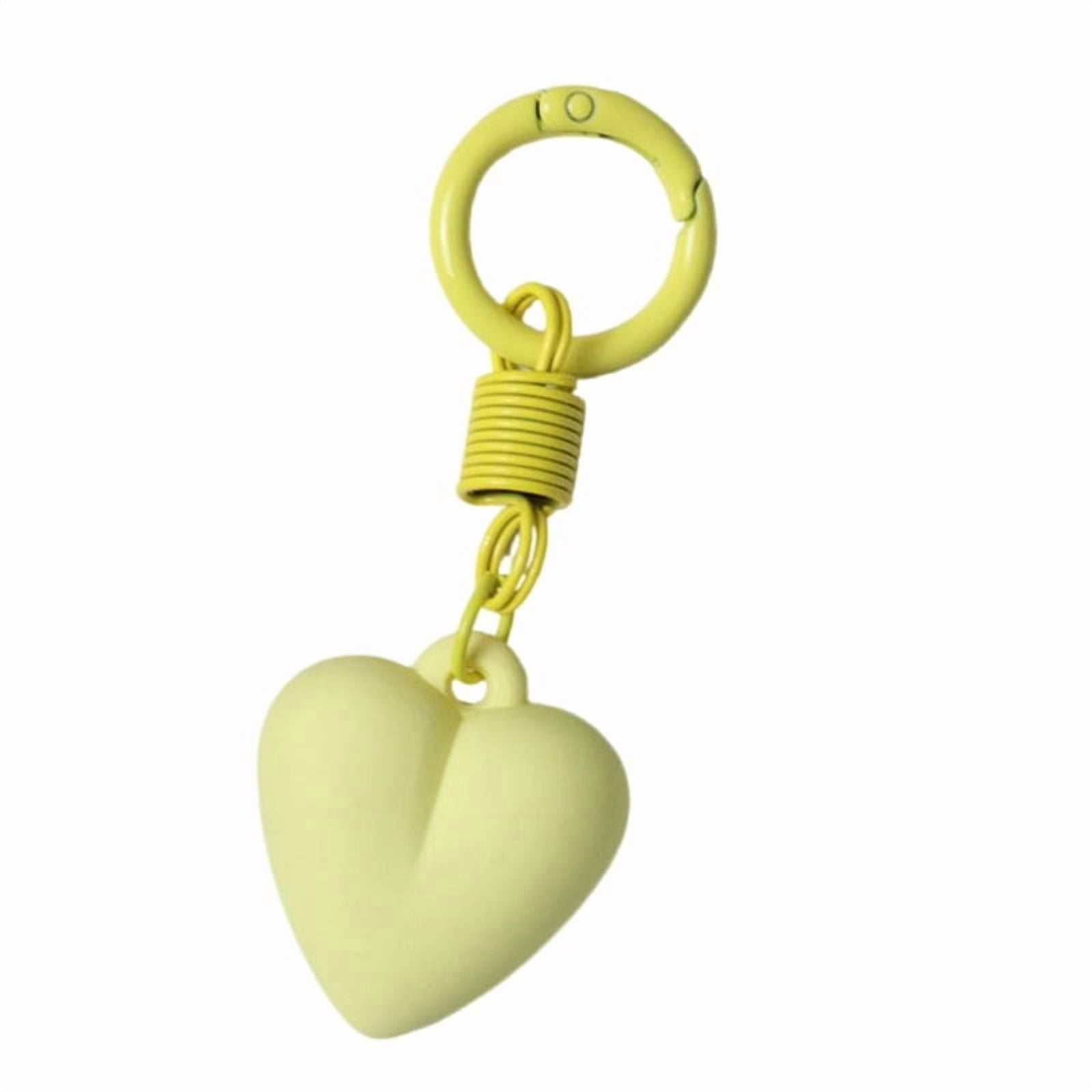 Heart Keychain Bag Charm Korean Styles Keyring Creative Keychain Car ...
