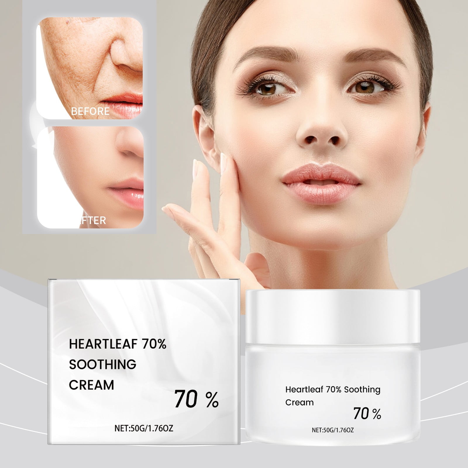 Heart Leaf Skin Moisturizer Dry Skin Nourishes Skin And Skin Elasticity ...