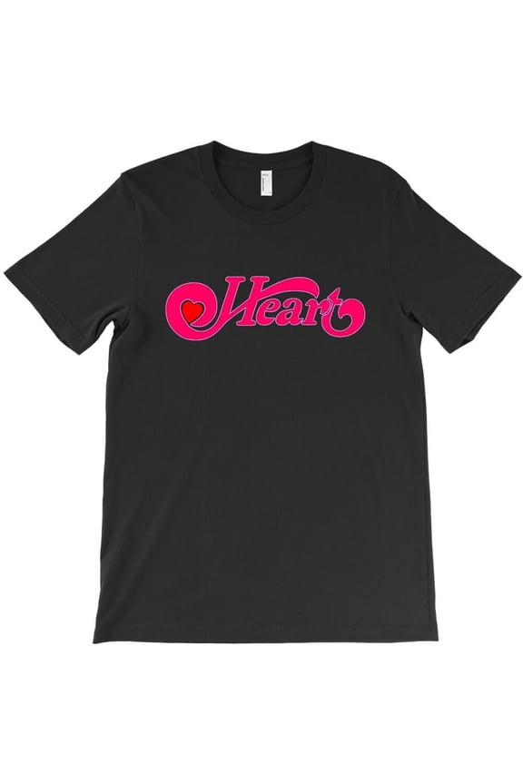 Heart Band T-Shirts for Rock Fans in Various Styles and Sizes