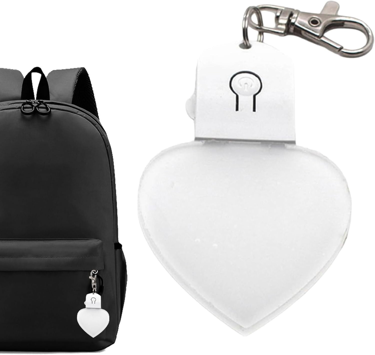 Heart Light Keychain – Luminous Crafted Structure, Soft Glow ...