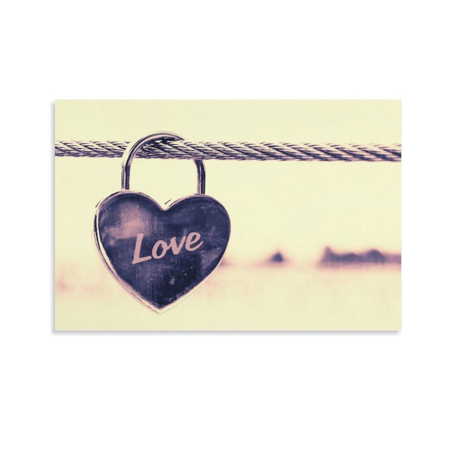 Heart Love Relationship Symbol Poster Decorative Painting Canvas Wall ...