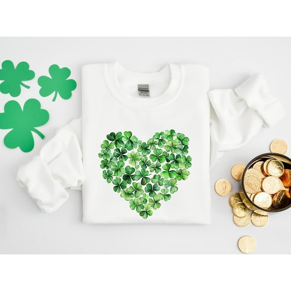 Heart Lucky T-Shirt, Groovy St Satricks Day Shirt, Lucky Season T-Shirt ...