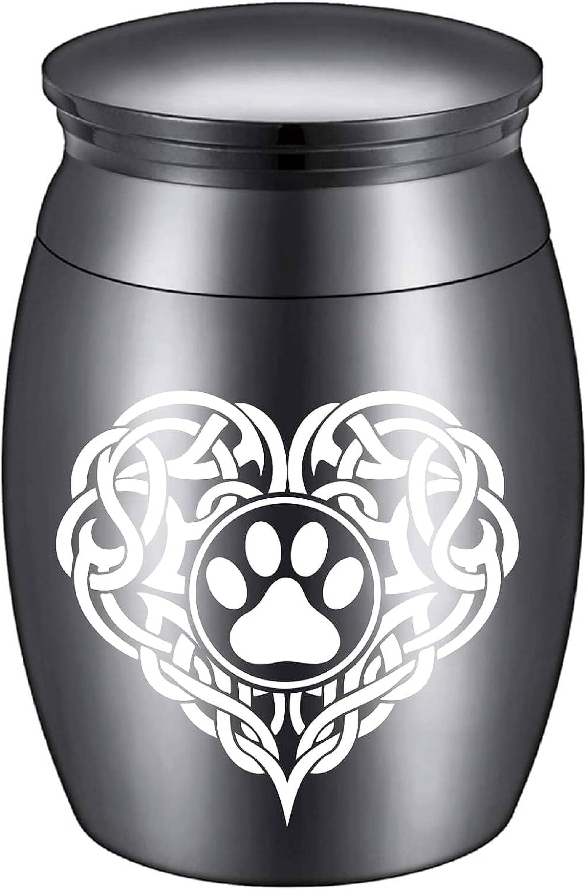 Heart Mini Cremation Urn Small Keepsake Urns Ashes Stainless Steel ...