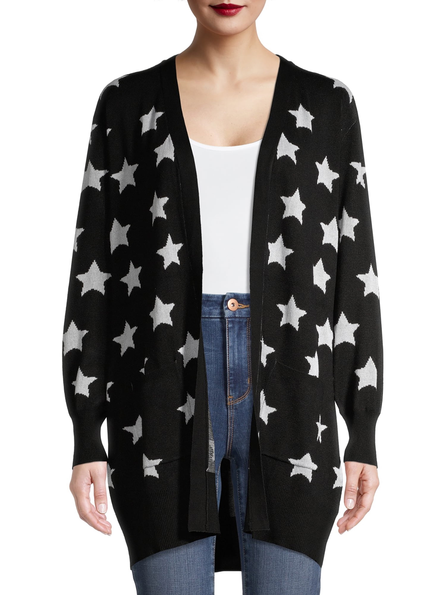 Heart N Crush Women's Pattern Cardigan - Walmart.com