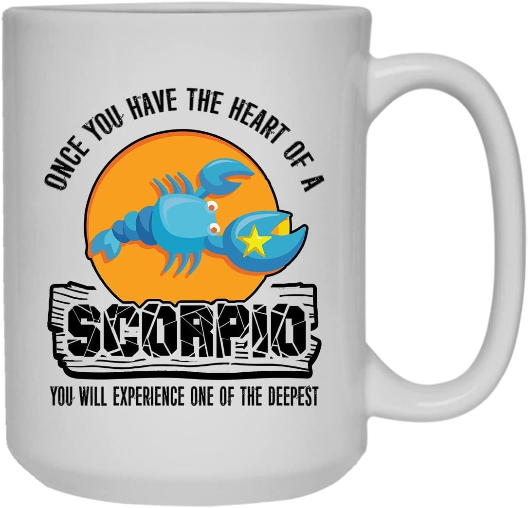 Heart Of A Scorpio Cup, Coffee Mug For Someone Special 15 oz - Walmart.com