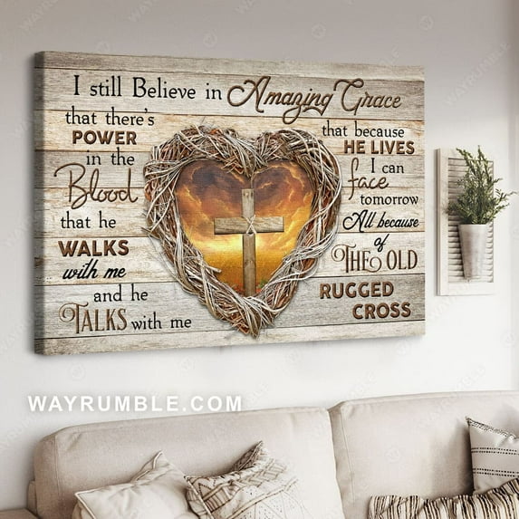 Heart Of Thorns, Wooden Cross, I Still Believe In Amazing Grace, Jesus ...