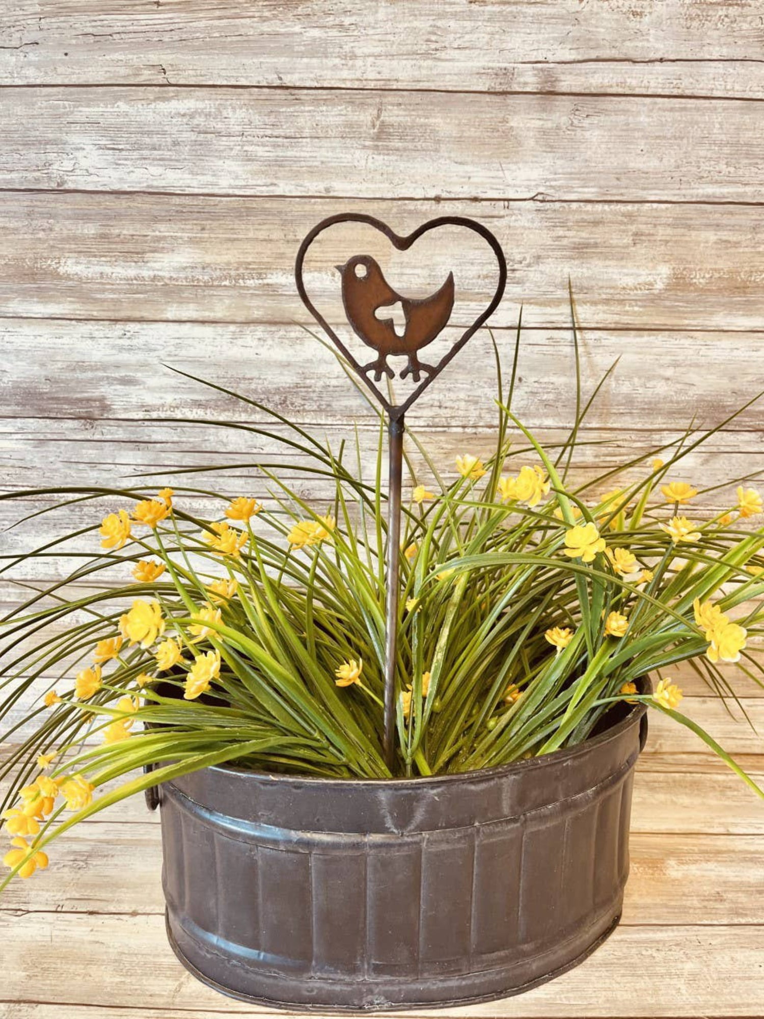 Heart Outline with Cute Bird Valentine Plant Stake - Walmart.com