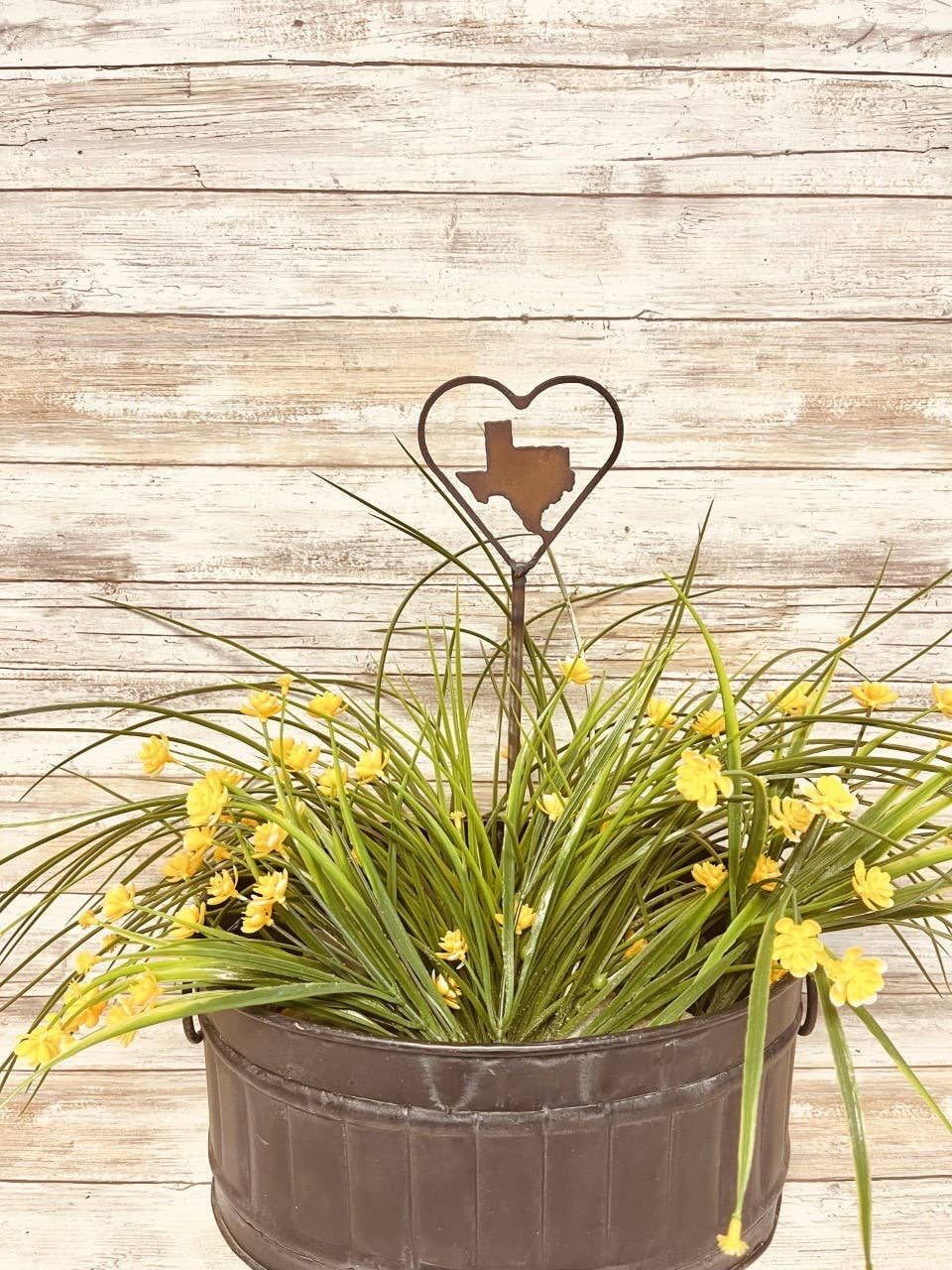Heart Outline with Texas Garden Plant Stake - Walmart.com
