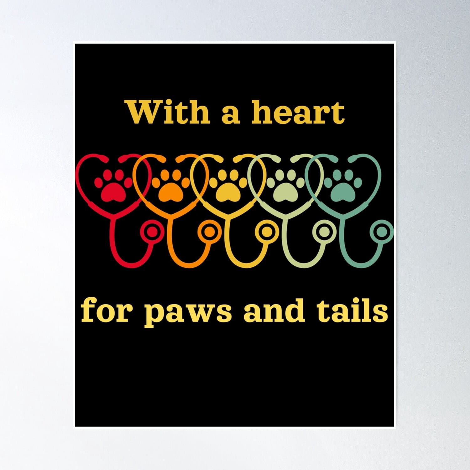 With A Heart For Paws And Tails, The Perfect T-Shirt For Animal Lovers ...