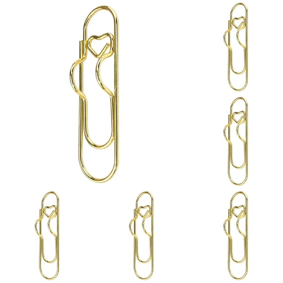 Heart Pen Clip For Notebook Paper Clip Pen Holder For Notebook Pen ...