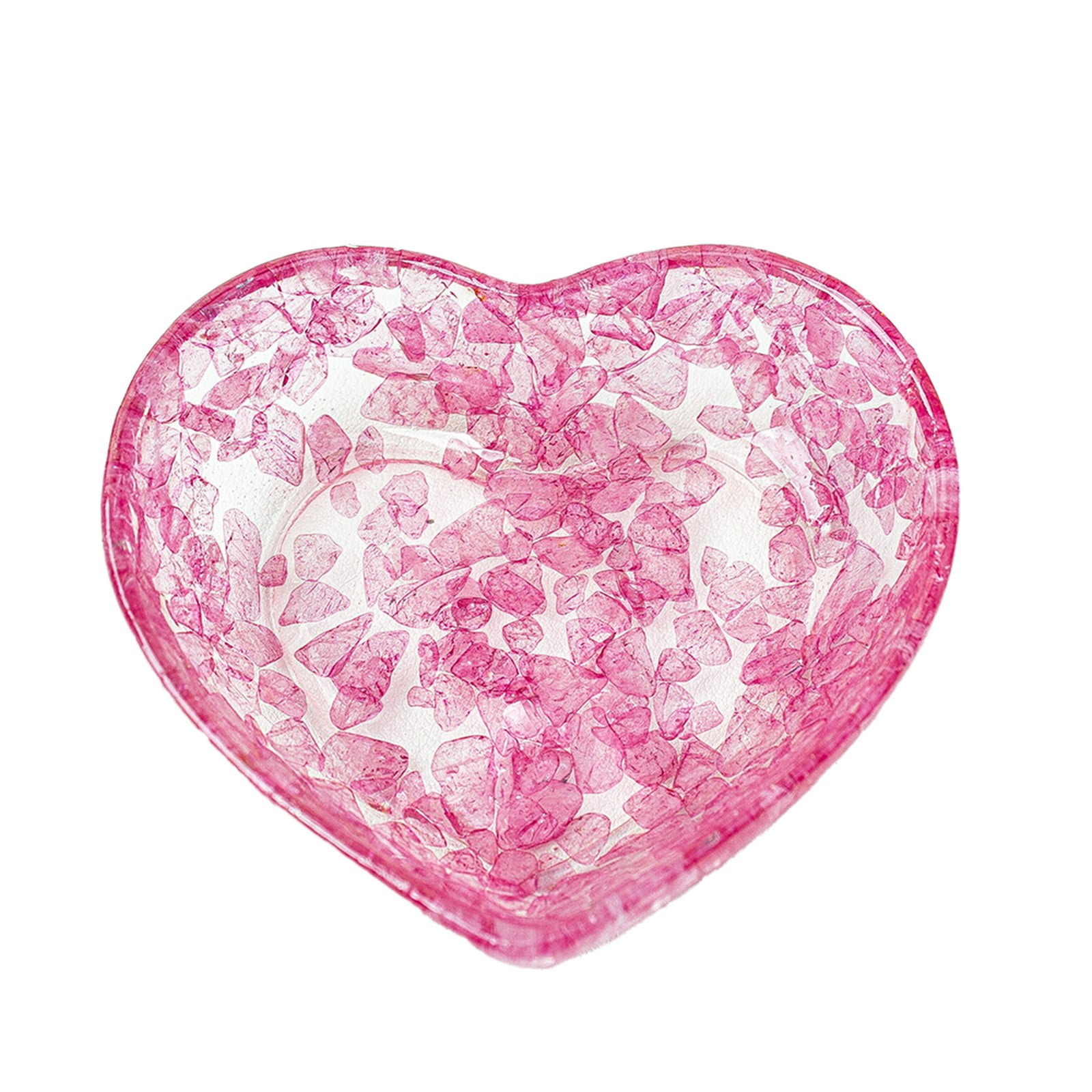 Heart Plastic Resin Bowls, Transparent Bowl - with Beautiful Patterns ...