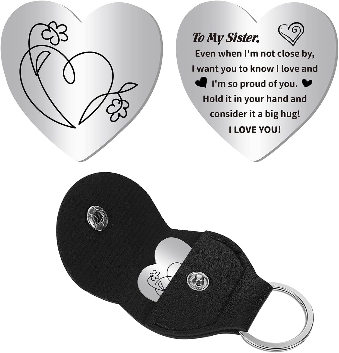 Heart Pocket Hug Token Labyrinth Long Distance Relationship Keepsake ...