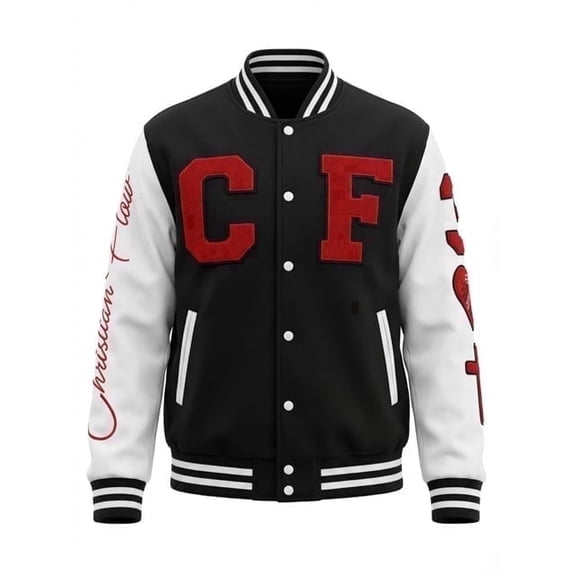 Heart Posture Varsity Jacket Genesis Collection by Christian Flow ...
