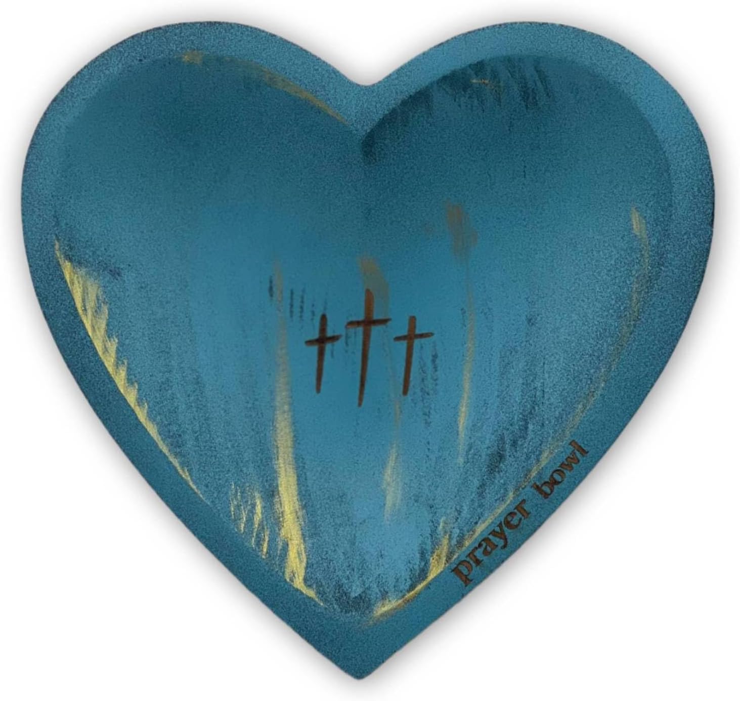 Heart Prayer Bowl with Cards, Prayer Dough Bowl With Prayer Cards,Cross ...